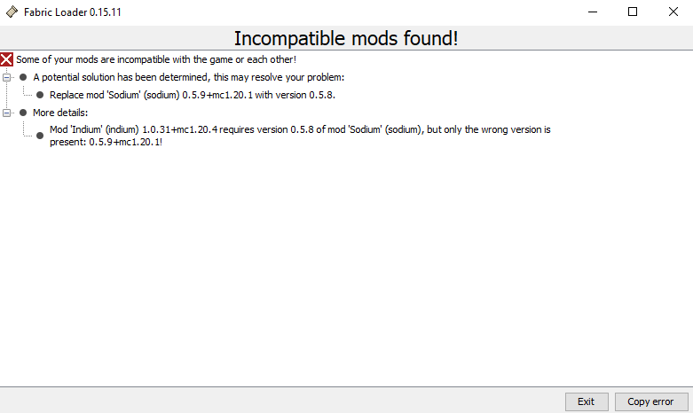 Game crashes after loading (Singleplayer) - Distant Horizons